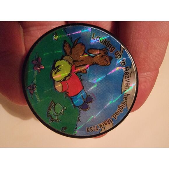 Games | Vintage Pog Slammer Looking Up To Heaven Christian California ...